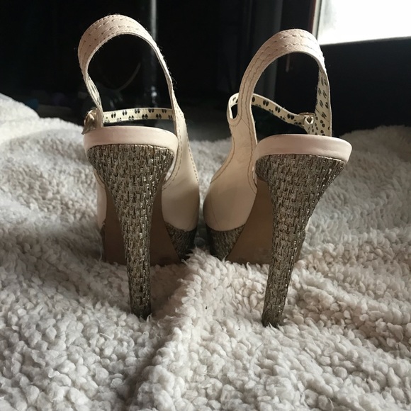 Jessica Simpson | Shoes | Jessica Simpson Cream Platform Heels | Poshmark